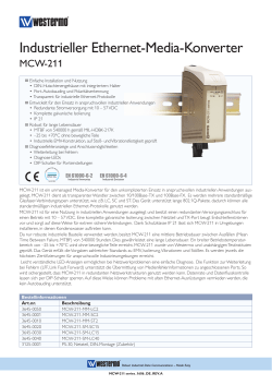 Westermo MCW-211-MM-LC2 - Data Sheet, User Guide, User manual ...