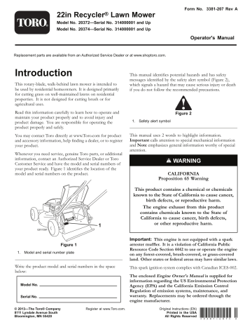 Toro Recycler 22 Manual Troubleshooting