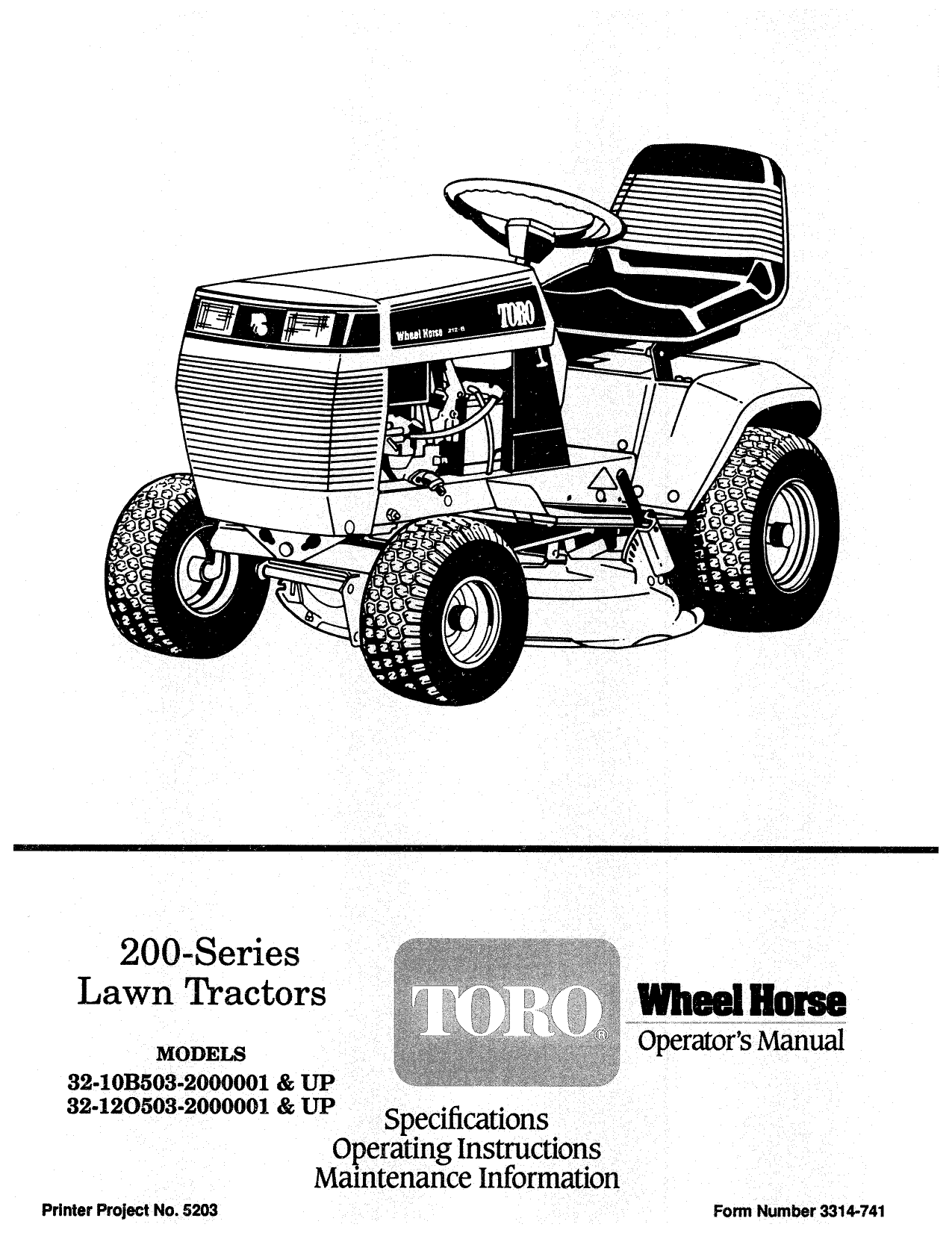 Toro Wheel Horse 212 5 Wiring Diagram - Wiring Diagram