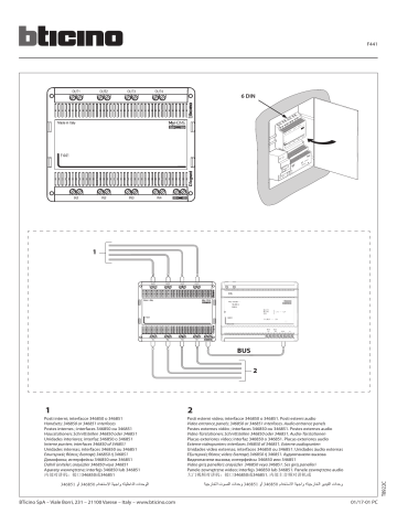 BTicino F441 Instructions | Manualzz