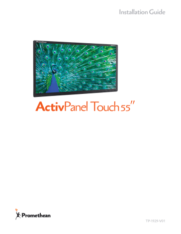 promethean ActivPanel 2 Installationsanleitung | Manualzz