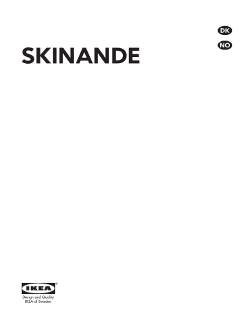 IKEA SKINANDE Brugermanual | Manualzz