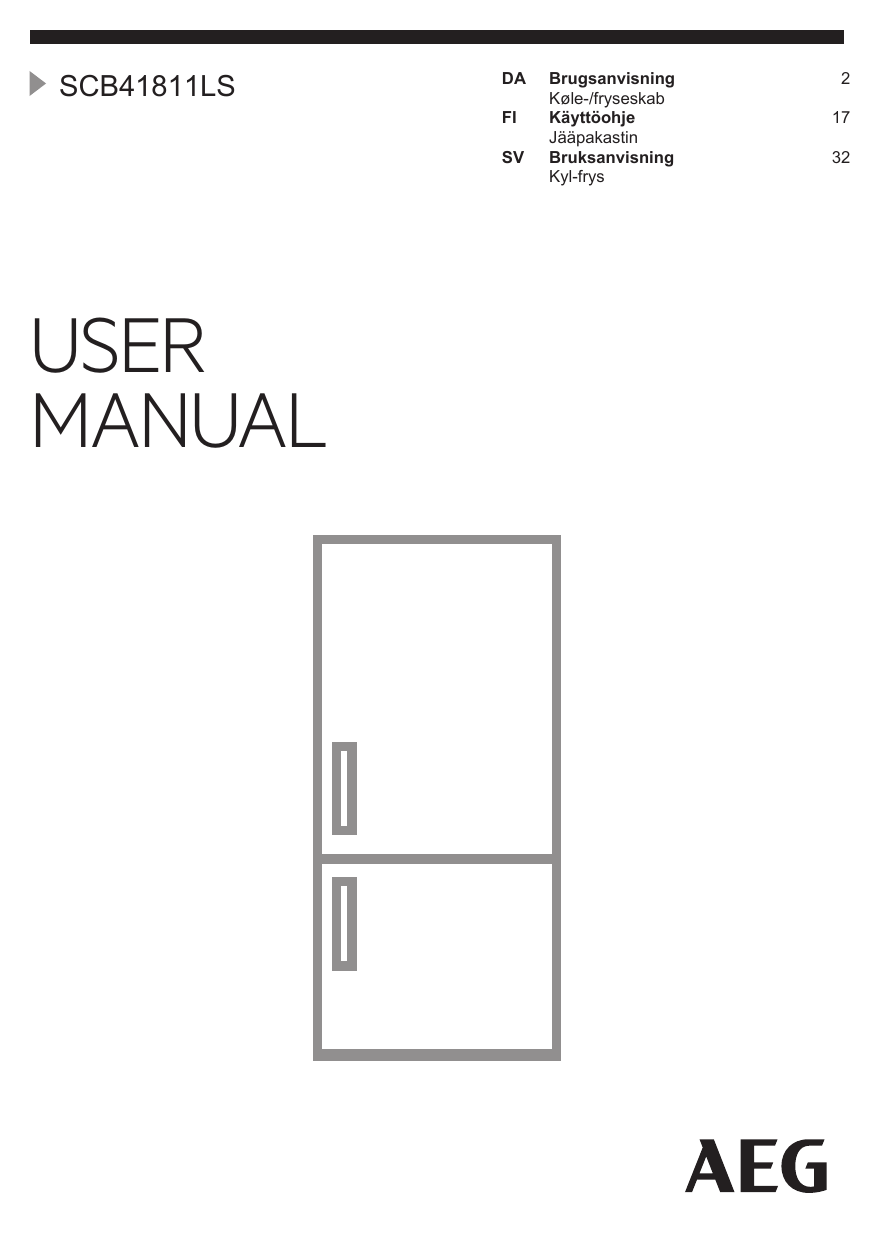 aeg-scb41811ls-brugermanual-manualzz