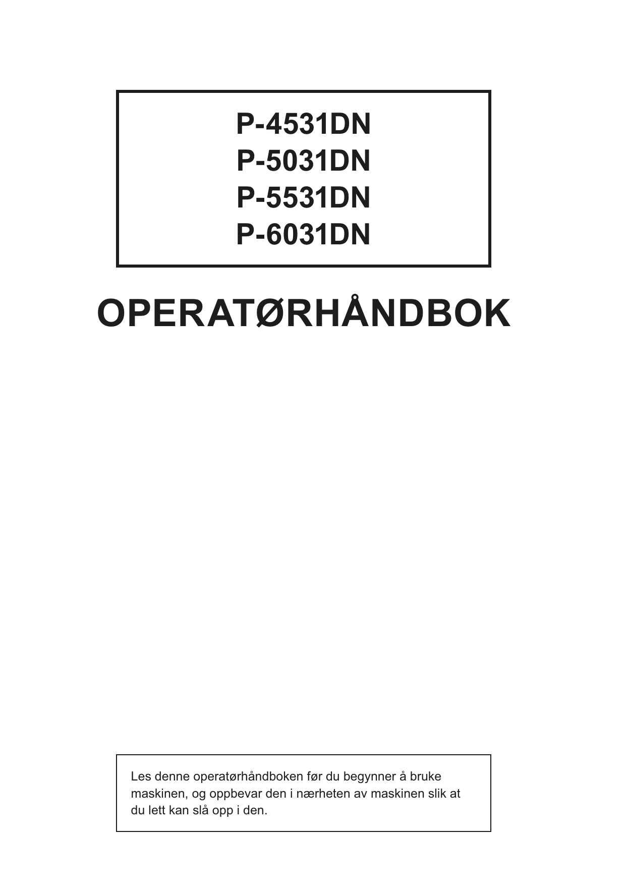 Triumph-Adler P-4531DN Print system Brugermanual | Manualzz