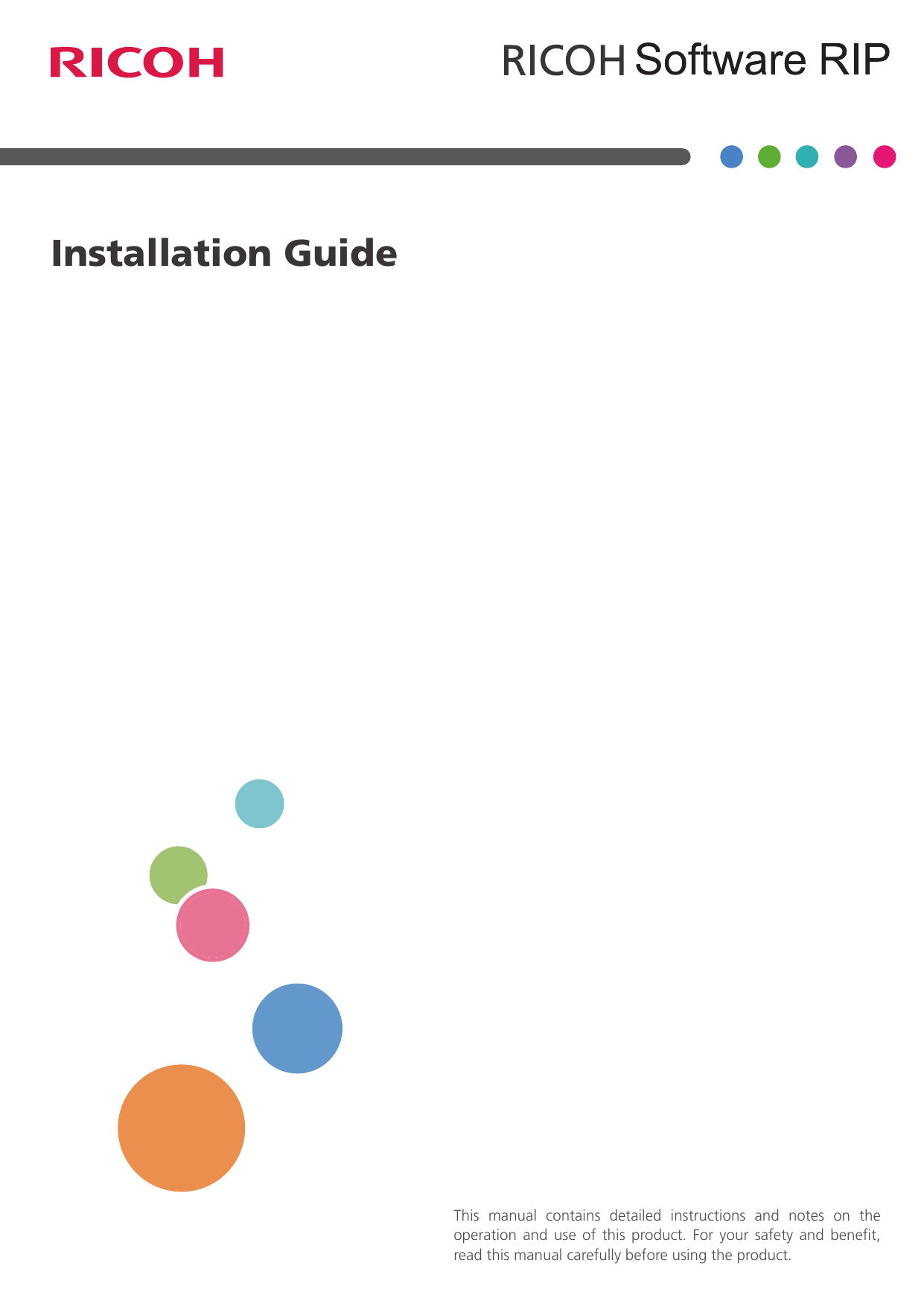Ricoh Pro L4130 CAD Wide Format Installation Guide | Manualzz