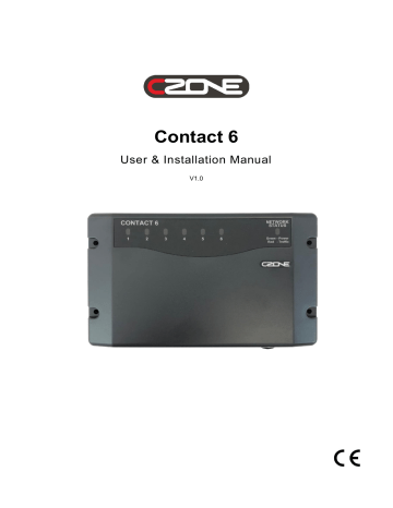 Mastervolt CZone Contact 6 Interface Installation manual | Manualzz