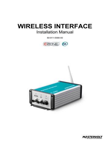 Mastervolt Wireless Interface Installation manual | Manualzz