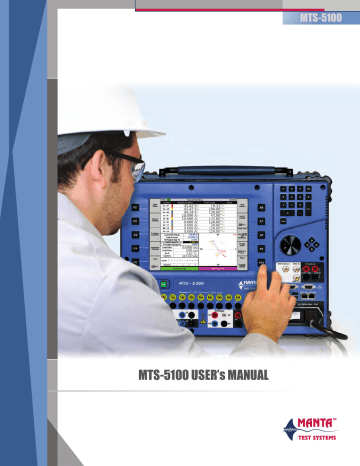 Manta MTS-5100 Protective Relay Test System User Manual | Manualzz