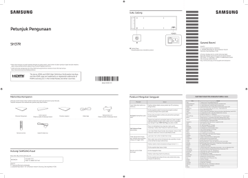 Samsung SH37R Panduan ringkas | Manualzz