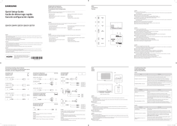 Samsung QB75R Quick Setup Guide | Manualzz