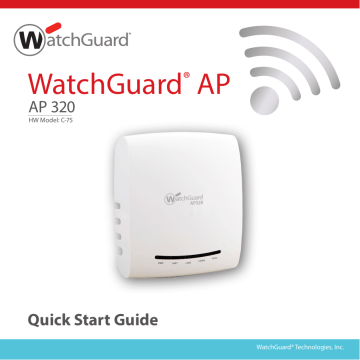 WatchGuard AP320 Quick Start Guide | Manualzz