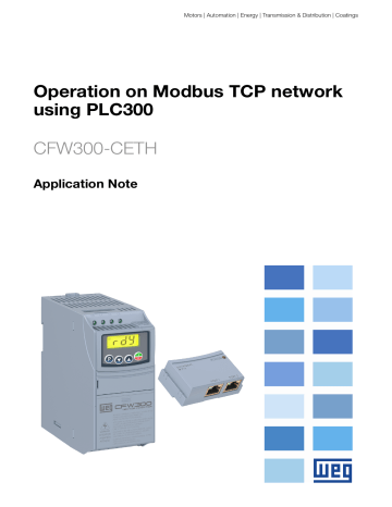 WEG CFW300-CETH Operation on Modbus TCP network using PLC300 ...