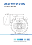 WEG Electric Motors Specification Guide - Manual | Manualzz