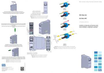 WEG CFW300-KFB-T4 RFI Filter Kit Operation Guide | Manualzz