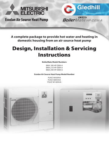 Gledhill BoilerMate A-Class HP DEM Owner Manual | Manualzz