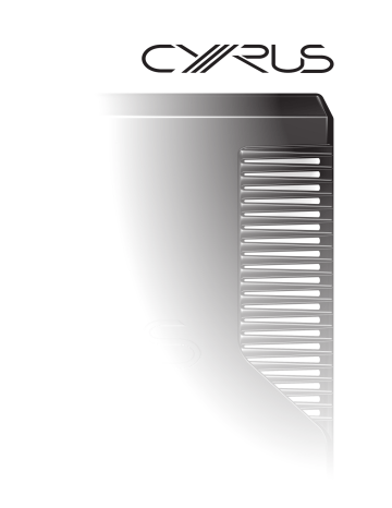 Cyrus DAC XP Signature Pre Amps & DAC User Instructions | Manualzz