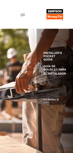 Simpson Strong-Tie L50 - Guía de instalación, Instrucciones de ...