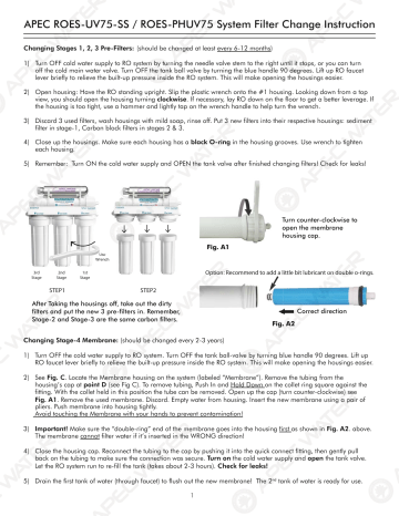 APEC Water Systems FILTER-MAX-ESPHUV-SS Essence Complete Replacement ...