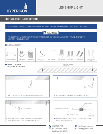 Hyperikon HyperFixture-4C-40S 4 ft. 35-Watt (100-Watt Equivalent ...