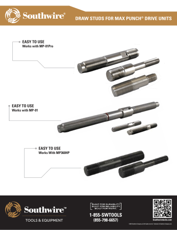 Southwire 56825901 3/4 in. Main Draw Stud Product Brochure | Manualzz