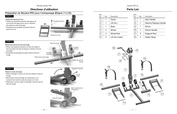 MoJack Pro Lawn Mower Lift Information produit | Manualzz