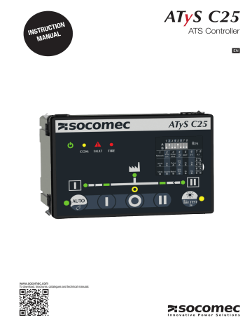 Socomec ATyS C25 Operating instructions | Manualzz