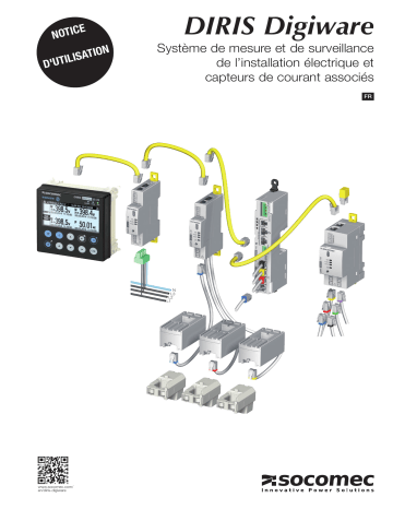 Socomec DIRIS Digiware D and C Mode d'emploi | Manualzz
