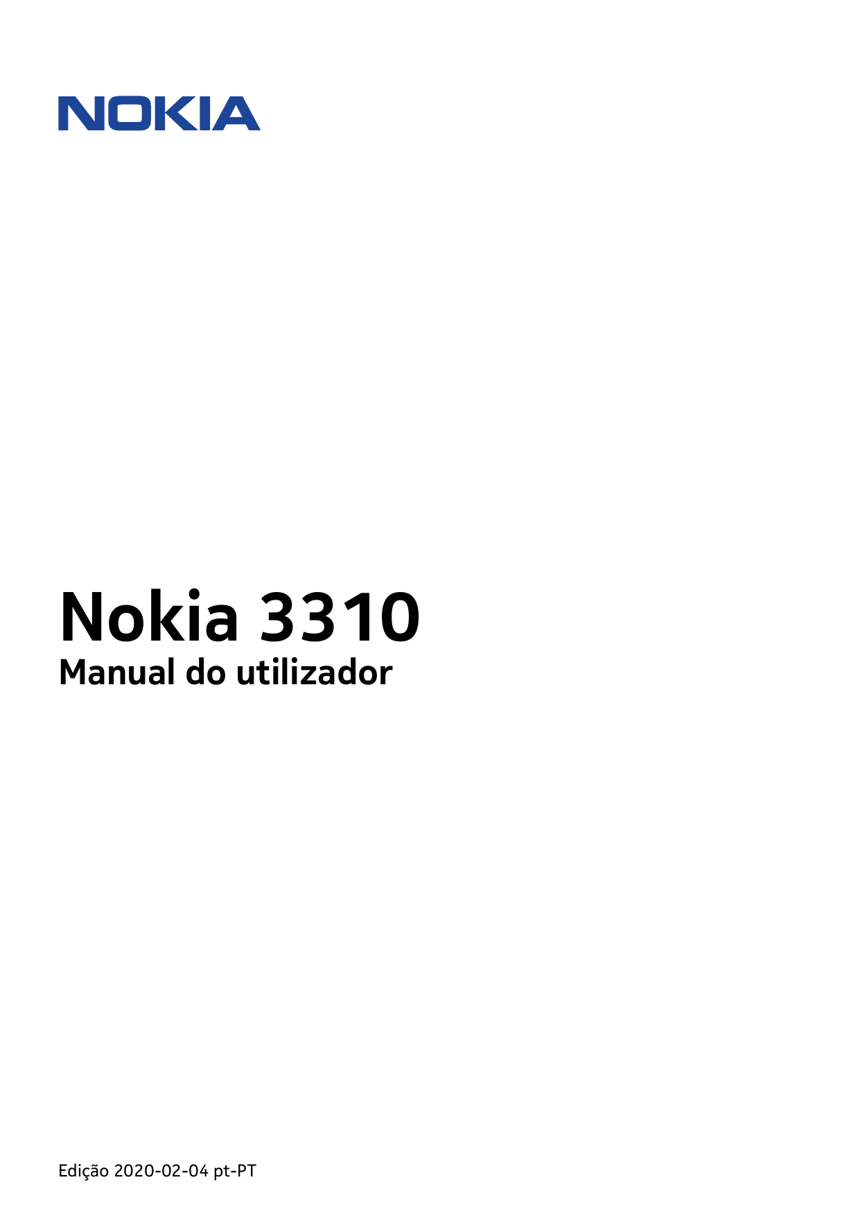 Nokia 3310 Guia de usuario | Manualzz