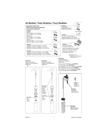 Delta Leland Single-Handle Bar Faucet Information produit | Manualzz