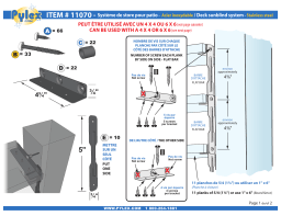 Pylex 11070 - installation Guide, Reference guide