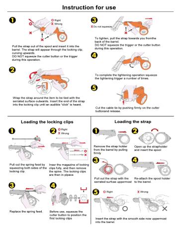 Cable Tie Tool Instructions | Manualzz