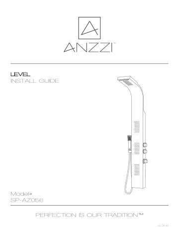 Shower System LEVEL SP-AZ056 Install Guide | Manualzz
