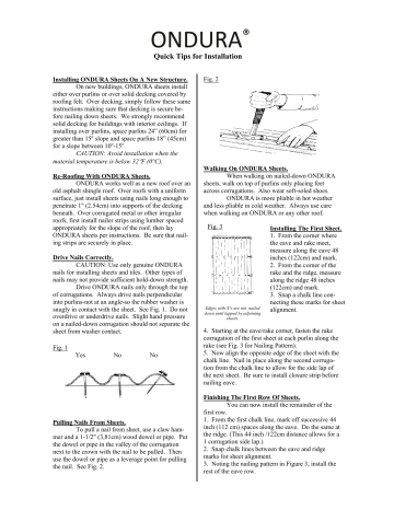 Ondura 6 ft. 7 in. x 3 ft. Asphalt Corrugated Roof Panel FAQ | Manualzz