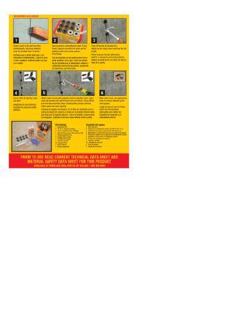 Sikadur 7116200 Crack Weld Injection Kit Installation Guide | Manualzz