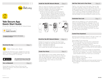 Yale Security YRD256-iM1-0BP Deadbolt User Guide | Manualzz