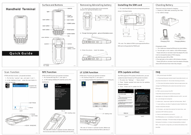 MUNBYN Handheld Barcode Scanner User manual | Manualzz