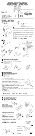 Kwikset 97402-732 Door Lever Guide d'installation | Manualzz