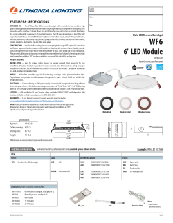 Lithonia Lighting WF6 LED 30K40K50K 90CRI MW M6 - Installation ...