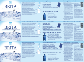 Brita 35250 Pitcher Water Filter User Manual | Manualzz