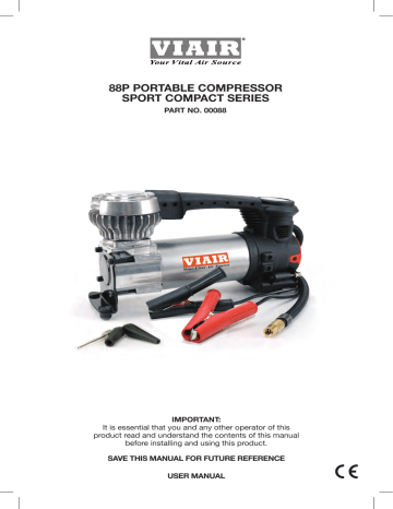 VIAIR 88P Air Compressors & Inflator User Manual | Manualzz