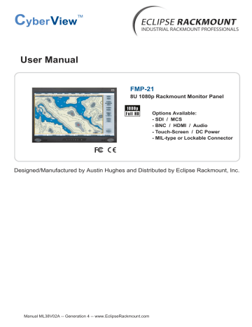 Cyberview FMP Serie Rackmount LCD Drawer and Panel User manual | Manualzz