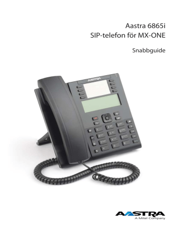 Mitel 6865 Referens guide | Manualzz