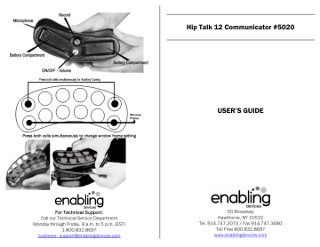 Enabling Devices 5020 Hip Talk Plus Manual | Manualzz