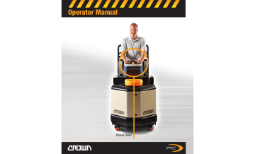 Crown PC 4500 Power Steering Rider Pallet Truck Operator Manual | Manualzz