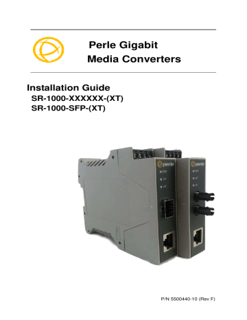 Perle SR-1000 Fiber Media Converter Guide | Manualzz