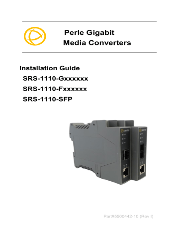 Perle SRS-1110 Fiber Media Converter Guide | Manualzz