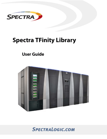 Spectra Logic TFinity User Guide - TFinity Library Manual | Manualzz