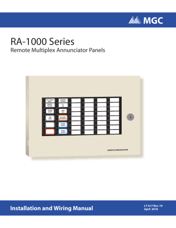 Mircom LT-617 RA-1000 Manual | Manualzz