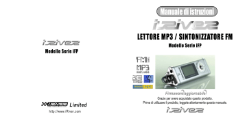 iRiver iFP-100 User manual | Manualzz