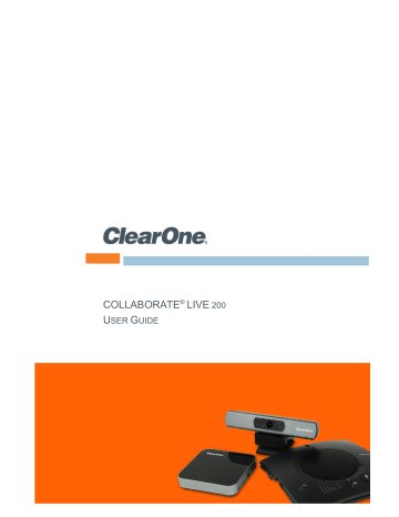 ClearOne COLLABORATE Live 200 User Guide | Manualzz